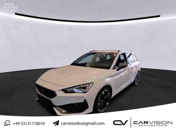 White Cupra Leon 2024 in Kaunas, with an engine capacity of 2.00 L and mileage of 91 thousand km for 24459 €, photo 1 on AUTOMOTO.COM.LV