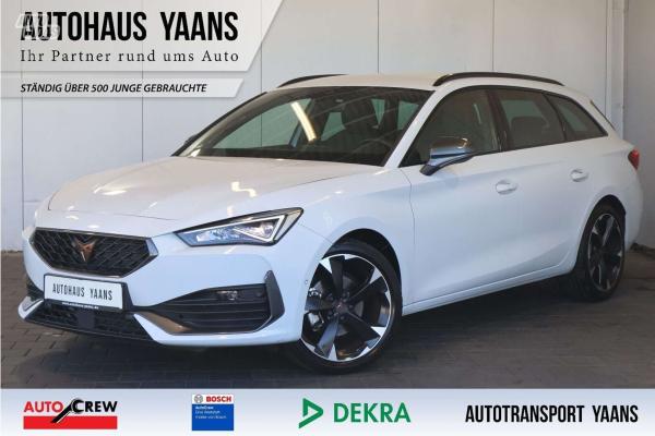 White Cupra Leon 2024 in Kaunas, with an engine capacity of 1.50 L and mileage of 24 thousand km for 25875 €, photo 1 on AUTOMOTO.COM.LV