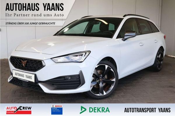 White Cupra Leon 2024 in Kaunas, with an engine capacity of 1.50 L and mileage of 22 thousand km for 25875 €, photo 1 on AUTOMOTO.COM.LV