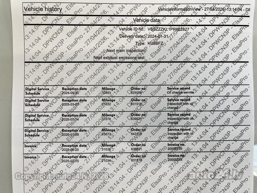 White Cupra Leon 2024 in Tallinn, with an engine capacity of 1.50 L and mileage of 48 thousand km for 26800 €, photo 15 on AUTOMOTO.COM.LV