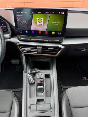 White Cupra Leon 2024 in Utena, with an engine capacity of 1.97 L and mileage of 61 thousand km for 18600 €, photo 16 on AUTOMOTO.COM.LV