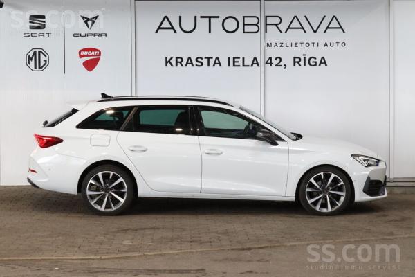 Белый Cupra Leon 2024 в Рига, объемом двигателя 1.50 л и пробегом 50 тыс. км за 23990 €, фото 6 на AUTOMOTO.COM.LV
