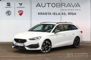 Balts Cupra Leon 2024 Rīga, ar dzinēja tilpumu 1.50 L un nobraukumu 50 tūkst. km par 25490 €, foto  vietnē AUTOMOTO.COM.LV