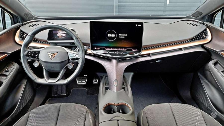 Pelēks Cupra Tavascan 2025 Viļņa, ar dzinēja tilpumu 0.00 L un nobraukumu 8 tūkst. km par 40700 €, foto 20 vietnē AUTOMOTO.COM.LV