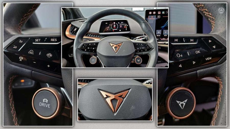 Pelēks Cupra Tavascan 2025 Viļņa, ar dzinēja tilpumu 0.00 L un nobraukumu 8 tūkst. km par 40700 €, foto 39 vietnē AUTOMOTO.COM.LV