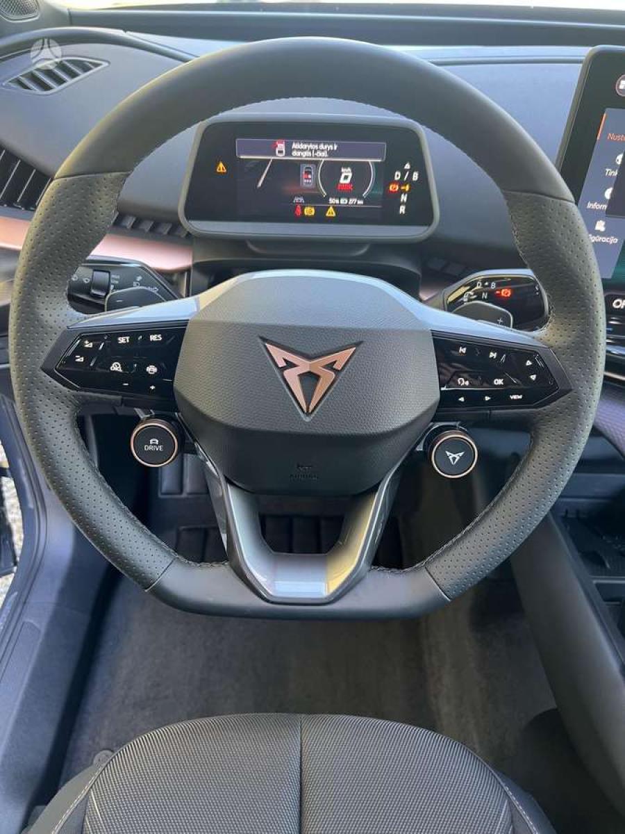 Grey Cupra Tavascan 2025 in Kaunas, with an engine capacity of 0.00 L and mileage of 18 thousand km for 25950 €, photo 34 on AUTOMOTO.COM.LV