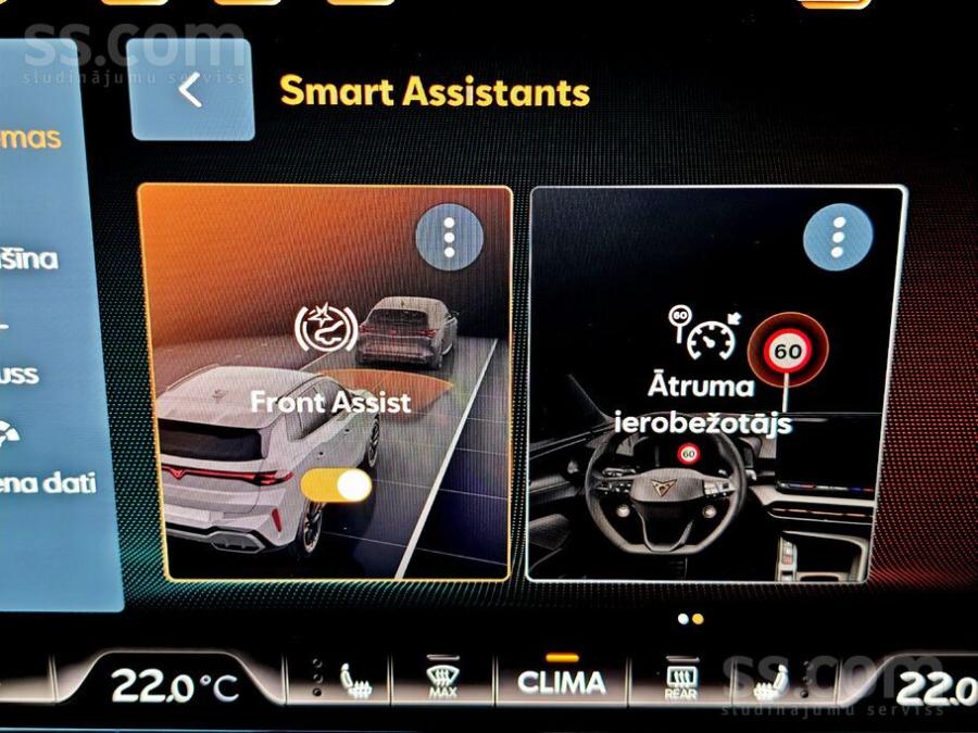 Zils Cupra Terramar 2025 Liepāja, ar dzinēja tilpumu 1.50 L un nobraukumu 11 tūkst. km par 36500 €, foto 21 vietnē AUTOMOTO.COM.LV