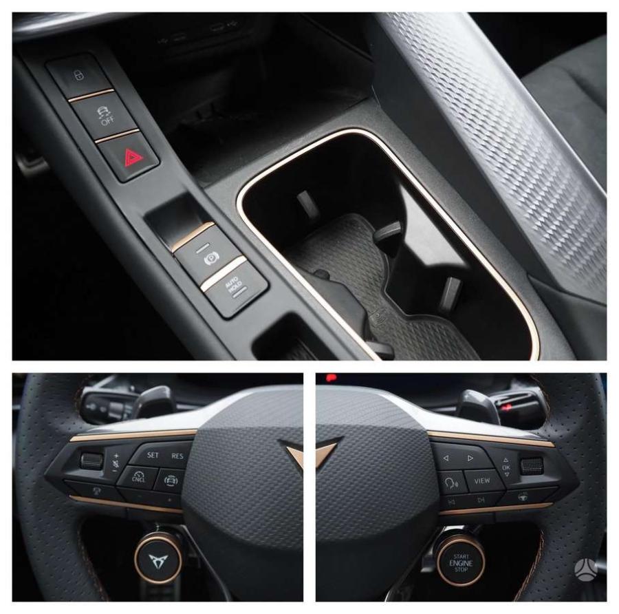 Zils Cupra Terramar 2025 Viļņa, ar dzinēja tilpumu 1.50 L un nobraukumu 11 tūkst. km par 32900 €, foto 16 vietnē AUTOMOTO.COM.LV