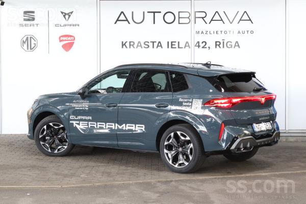 Blue Cupra Terramar 2026 in Riga, with an engine capacity of 1.50 L and mileage of 5 thousand km for 36990 €, photo 9 on AUTOMOTO.COM.LV