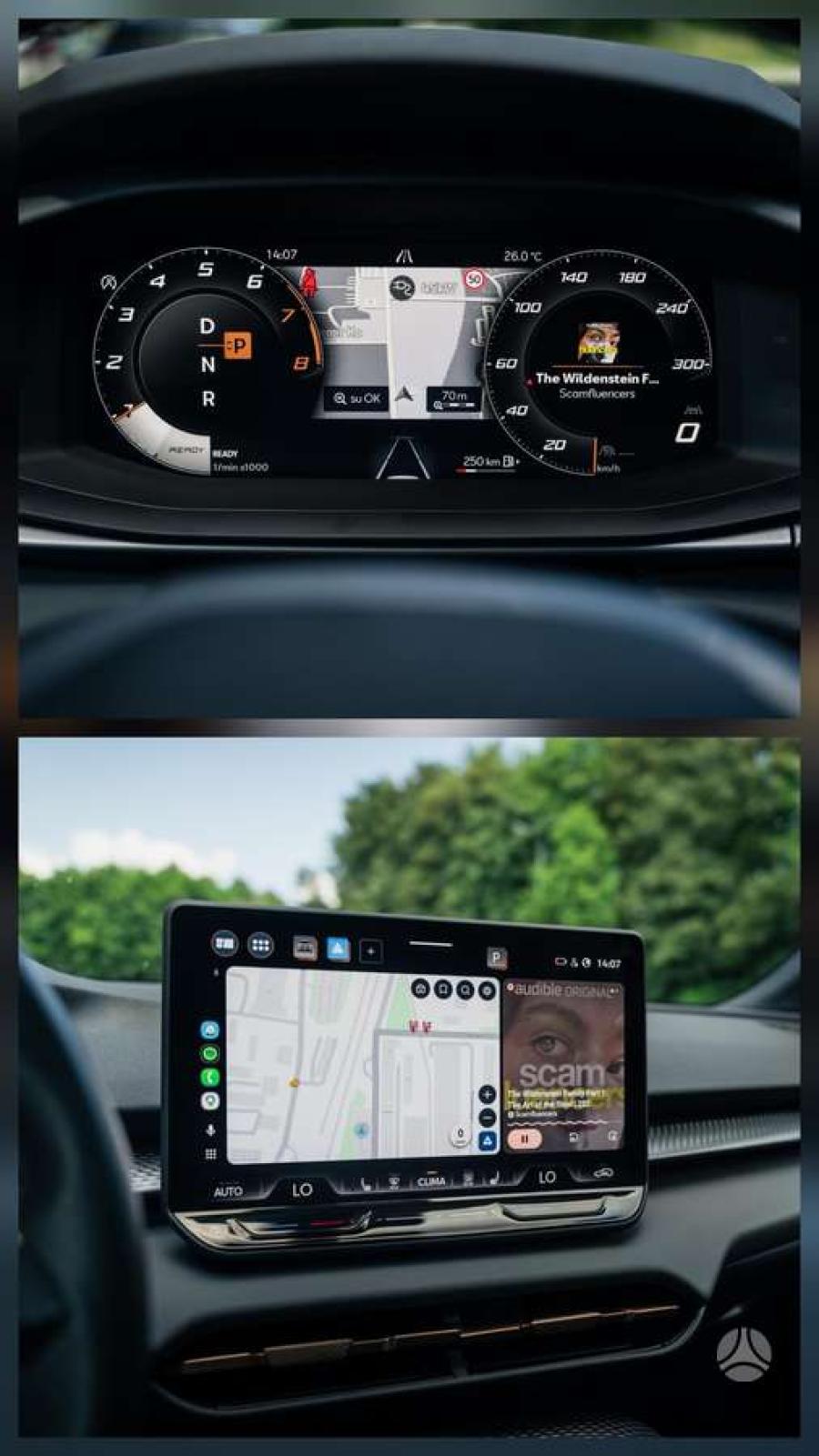 Pelēks Cupra Terramar 2024 Viļņa, ar dzinēja tilpumu 1.50 L un nobraukumu 15 tūkst. km par 34000 €, foto 22 vietnē AUTOMOTO.COM.LV