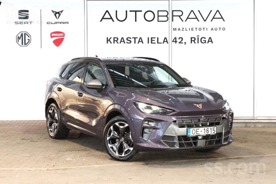 Violet Cupra Terramar 2025 in Riga, with an engine capacity of 2.00 L and mileage of 18 thousand km for 37990 €, photo 4 on AUTOMOTO.COM.LV
