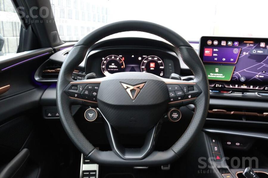 Violet Cupra Terramar 2025 in Riga, with an engine capacity of 2.00 L and mileage of 18 thousand km for 37990 €, photo 11 on AUTOMOTO.COM.LV