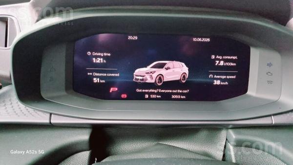 Фиолетовый Cupra Terramar 2025 в Рига, объемом двигателя 2.00 л и пробегом 30 тыс. км за 36900 €, фото 9 на AUTOMOTO.COM.LV
