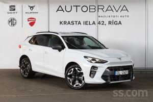 White Cupra Terramar 2025 in Riga, with an engine capacity of 2.00 L and mileage of 17 thousand km for 39990 €, photo 4 on AUTOMOTO.COM.LV