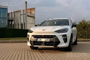 White Cupra Terramar 2025 in Riga, with an engine capacity of 2.00 L and mileage of 11 thousand km for 34900 €, photo  on AUTOMOTO.COM.LV