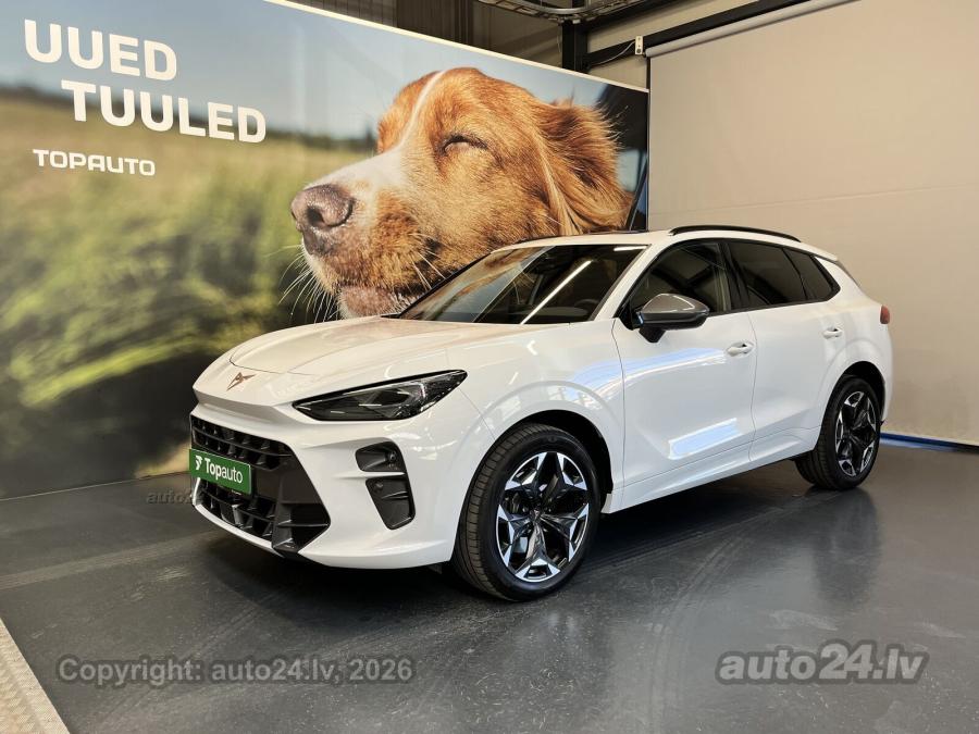 Balts Cupra Terramar 2025 Tallina, ar dzinēja tilpumu 2.00 L un nobraukumu 5 tūkst. km par 45900 €, foto 1 vietnē AUTOMOTO.COM.LV