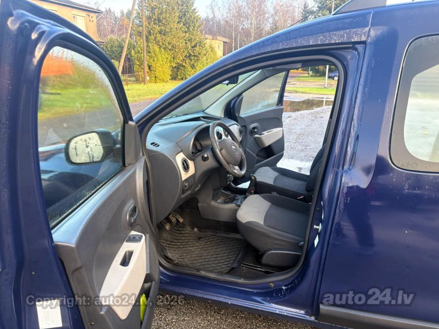 Blue Dacia Dokker 2013 in Tallinn, with an engine capacity of 1.60 L and mileage of 278 thousand km for 2990 €, photo 16 on AUTOMOTO.COM.LV