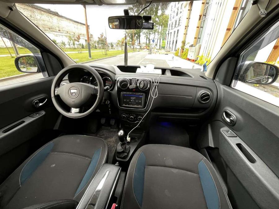 Blue Dacia Dokker 2016 in Tallinn, with an engine capacity of 1.46 L and mileage of 122 thousand km for 5490 €, photo 9 on AUTOMOTO.COM.LV
