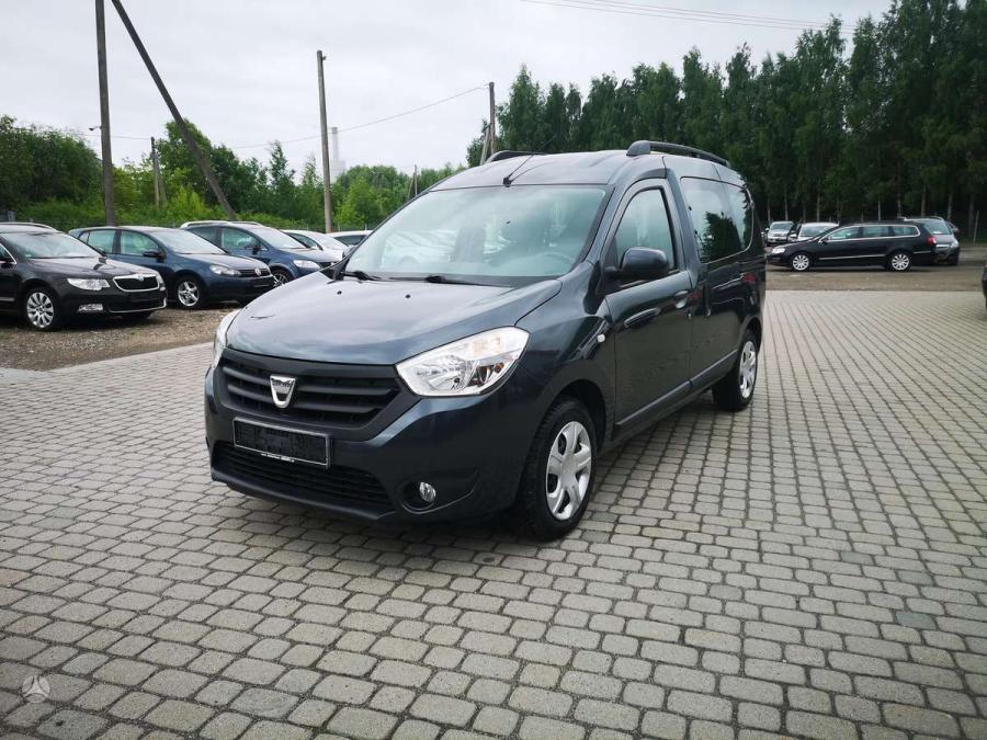 Pelēks Dacia Dokker 2014 Radviliškis, ar dzinēja tilpumu 1.20 L un nobraukumu 97 tūkst. km par 4650 €, foto 1 vietnē AUTOMOTO.COM.LV