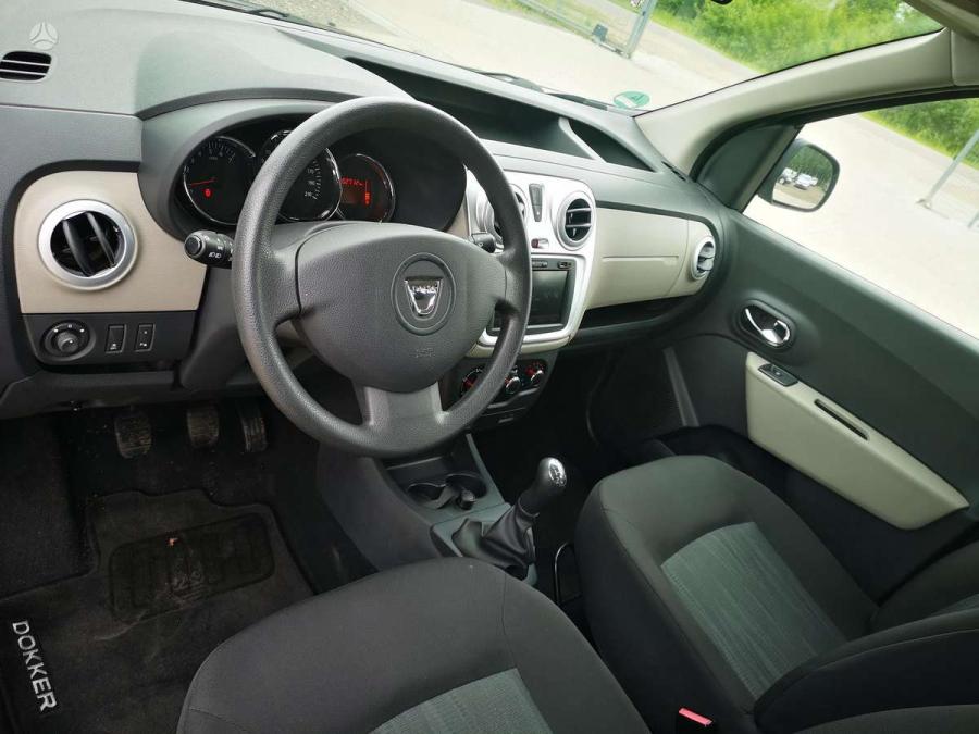 Pelēks Dacia Dokker 2014 Radviliškis, ar dzinēja tilpumu 1.20 L un nobraukumu 97 tūkst. km par 4650 €, foto 12 vietnē AUTOMOTO.COM.LV