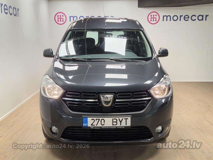 Grey Dacia Dokker 2019 in Tallinn, with an engine capacity of 1.60 L and mileage of 126 thousand km for 6900 €, photo 2 on AUTOMOTO.COM.LV