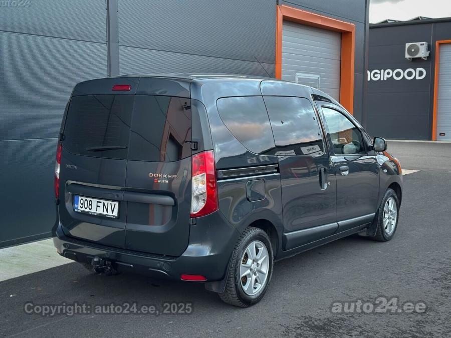 Grey Dacia Dokker 2020 in Kuressaare, with an engine capacity of 1.50 L and mileage of 180 thousand km for 6950 €, photo 7 on AUTOMOTO.COM.LV