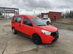 Red Dacia Dokker 2020 in Vilnius, with an engine capacity of 1.46 L and mileage of 290 thousand km for 4235 €, photo 3 on AUTOMOTO.COM.LV