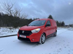 Red Dacia Dokker 2020 in Vilnius, with an engine capacity of 1.46 L and mileage of 282 thousand km for 4450 €, photo  on AUTOMOTO.COM.LV
