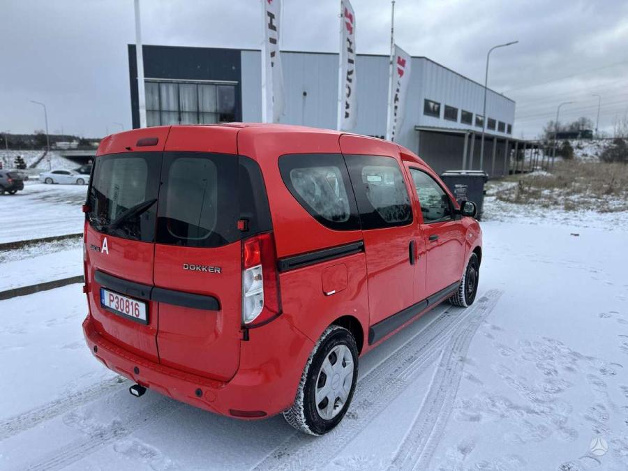 Sarkans Dacia Dokker 2020 Viļņa, ar dzinēja tilpumu 1.46 L un nobraukumu 282 tūkst. km par 4450 €, foto 5 vietnē AUTOMOTO.COM.LV