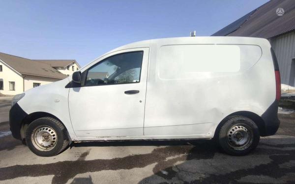 White Dacia Dokker 2014 in Vilnius, with an engine capacity of 1.60 L and mileage of 265 thousand km for 1150 €, photo 1 on AUTOMOTO.COM.LV