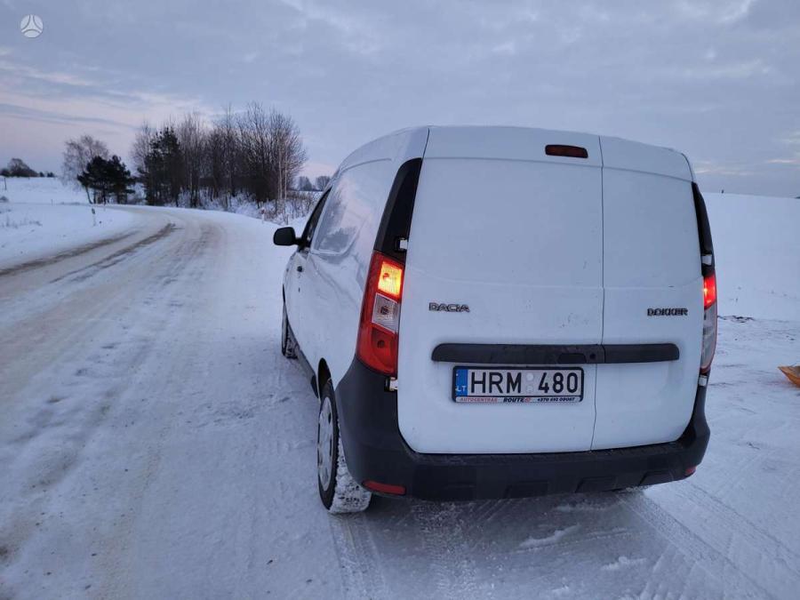 Белый Дачия Доккер 2015 в Электренай, объемом двигателя 1.50 л и пробегом 272 тыс. км за 2895 €, фото 5 на AUTOMOTO.COM.LV