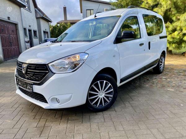 White Dacia Dokker 2020 in Siauliai, with an engine capacity of 1.33 L and mileage of 215 thousand km for 5750 €, photo 1 on AUTOMOTO.COM.LV