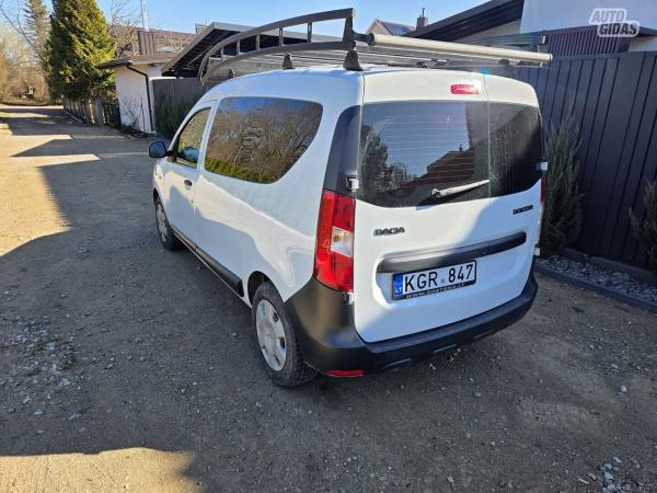 White Dacia Dokker 2018 in Vilnius, with an engine capacity of 1.50 L and mileage of 110 thousand km for 6799 €, photo 2 on AUTOMOTO.COM.LV