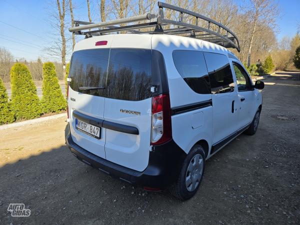 White Dacia Dokker 2018 in Vilnius, with an engine capacity of 1.50 L and mileage of 110 thousand km for 6799 €, photo 3 on AUTOMOTO.COM.LV