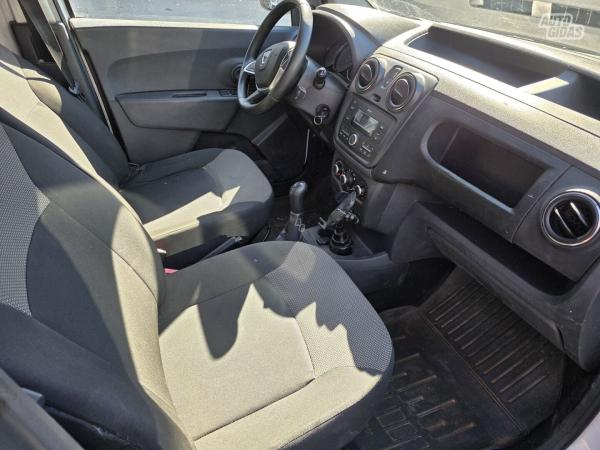 White Dacia Dokker 2018 in Vilnius, with an engine capacity of 1.50 L and mileage of 110 thousand km for 6799 €, photo 7 on AUTOMOTO.COM.LV