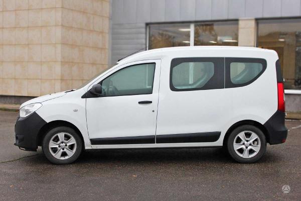 White Dacia Dokker 2019 in Klaipeda, with an engine capacity of 1.46 L and mileage of 131 thousand km for 6500 €, photo 3 on AUTOMOTO.COM.LV