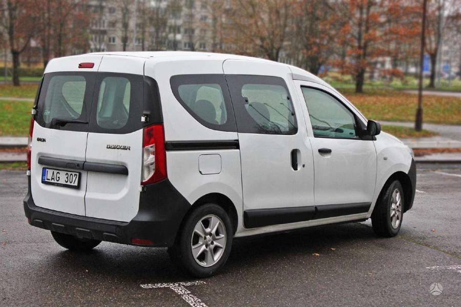 Balts Dacia Dokker 2019 Klaipėda, ar dzinēja tilpumu 1.46 L un nobraukumu 131 tūkst. km par 6500 €, foto 5 vietnē AUTOMOTO.COM.LV