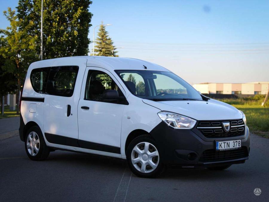 Balts Dacia Dokker 2019 Kauņa, ar dzinēja tilpumu 1.46 L un nobraukumu 229 tūkst. km par 4750 €, foto 3 vietnē AUTOMOTO.COM.LV