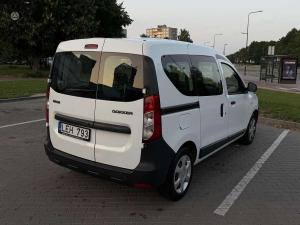 White Dacia Dokker 2019 in Kaunas, with an engine capacity of 1.46 L and mileage of 104 thousand km for 5800 €, photo 5 on AUTOMOTO.COM.LV