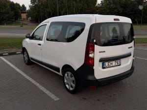 White Dacia Dokker 2019 in Kaunas, with an engine capacity of 1.46 L and mileage of 104 thousand km for 5800 €, photo 6 on AUTOMOTO.COM.LV