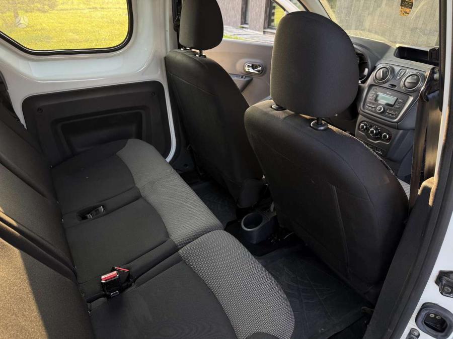White Dacia Dokker 2019 in Kaunas, with an engine capacity of 1.46 L and mileage of 104 thousand km for 5800 €, photo 12 on AUTOMOTO.COM.LV