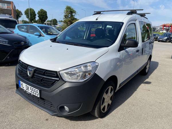 White Dacia Dokker 2019 in Klaipeda, with an engine capacity of 1.46 L and mileage of 185 thousand km for 6750 €, photo 1 on AUTOMOTO.COM.LV