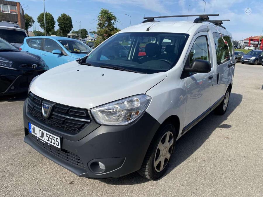 Balts Dacia Dokker 2019 Klaipėda, ar dzinēja tilpumu 1.46 L un nobraukumu 185 tūkst. km par 6750 €, foto 1 vietnē AUTOMOTO.COM.LV