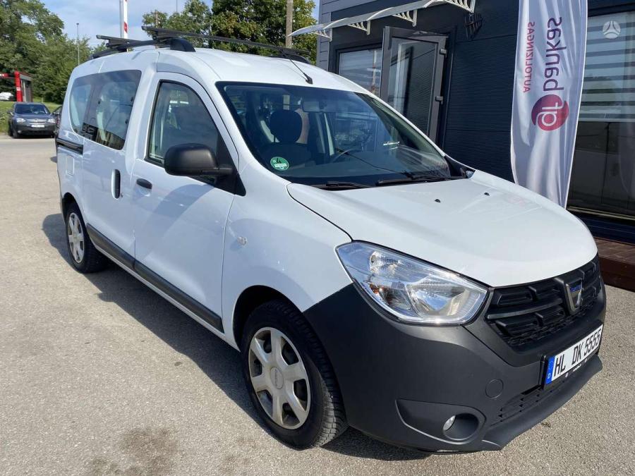 Balts Dacia Dokker 2019 Klaipėda, ar dzinēja tilpumu 1.46 L un nobraukumu 185 tūkst. km par 6750 €, foto 3 vietnē AUTOMOTO.COM.LV