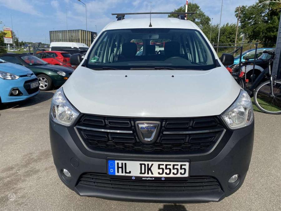 Balts Dacia Dokker 2019 Klaipėda, ar dzinēja tilpumu 1.46 L un nobraukumu 185 tūkst. km par 6750 €, foto 4 vietnē AUTOMOTO.COM.LV