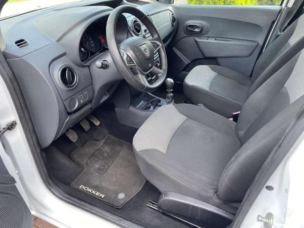White Dacia Dokker 2019 in Klaipeda, with an engine capacity of 1.46 L and mileage of 185 thousand km for 6750 €, photo 8 on AUTOMOTO.COM.LV