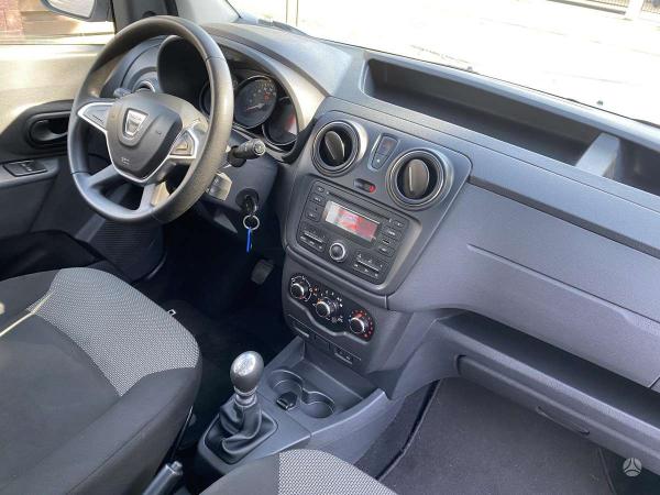White Dacia Dokker 2019 in Klaipeda, with an engine capacity of 1.46 L and mileage of 185 thousand km for 6750 €, photo 10 on AUTOMOTO.COM.LV