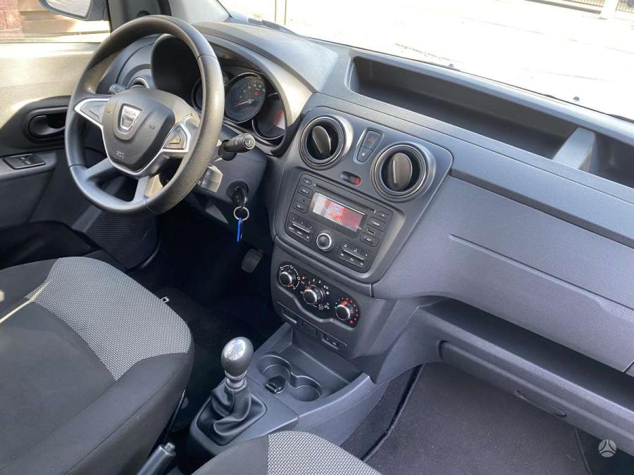 Balts Dacia Dokker 2019 Klaipėda, ar dzinēja tilpumu 1.46 L un nobraukumu 185 tūkst. km par 6750 €, foto 11 vietnē AUTOMOTO.COM.LV