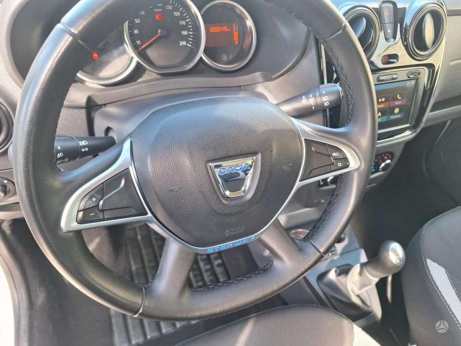 White Dacia Dokker 2019 in Marijampole, with an engine capacity of 1.20 L and mileage of 101 thousand km for 6650 €, photo 9 on AUTOMOTO.COM.LV