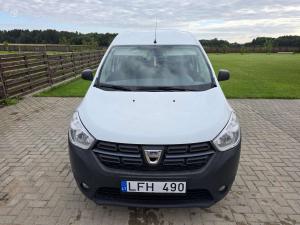 White Dacia Dokker 2019 in Mazeikiai, with an engine capacity of 1.46 L and mileage of 291 thousand km for 4100 €, photo  on AUTOMOTO.COM.LV